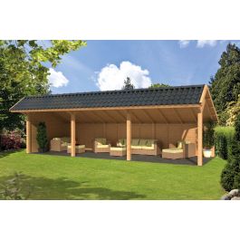 Foisor din lemn de douglas Bergen, foisor pentru gradina, foisor lemn ...