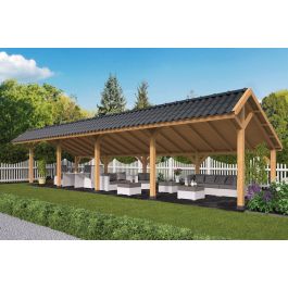 Foisor din lemn de douglas, foisor pentru gradina, foisor lemn gradina ...