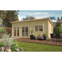 Casuta din lemn Moderna 44 mm